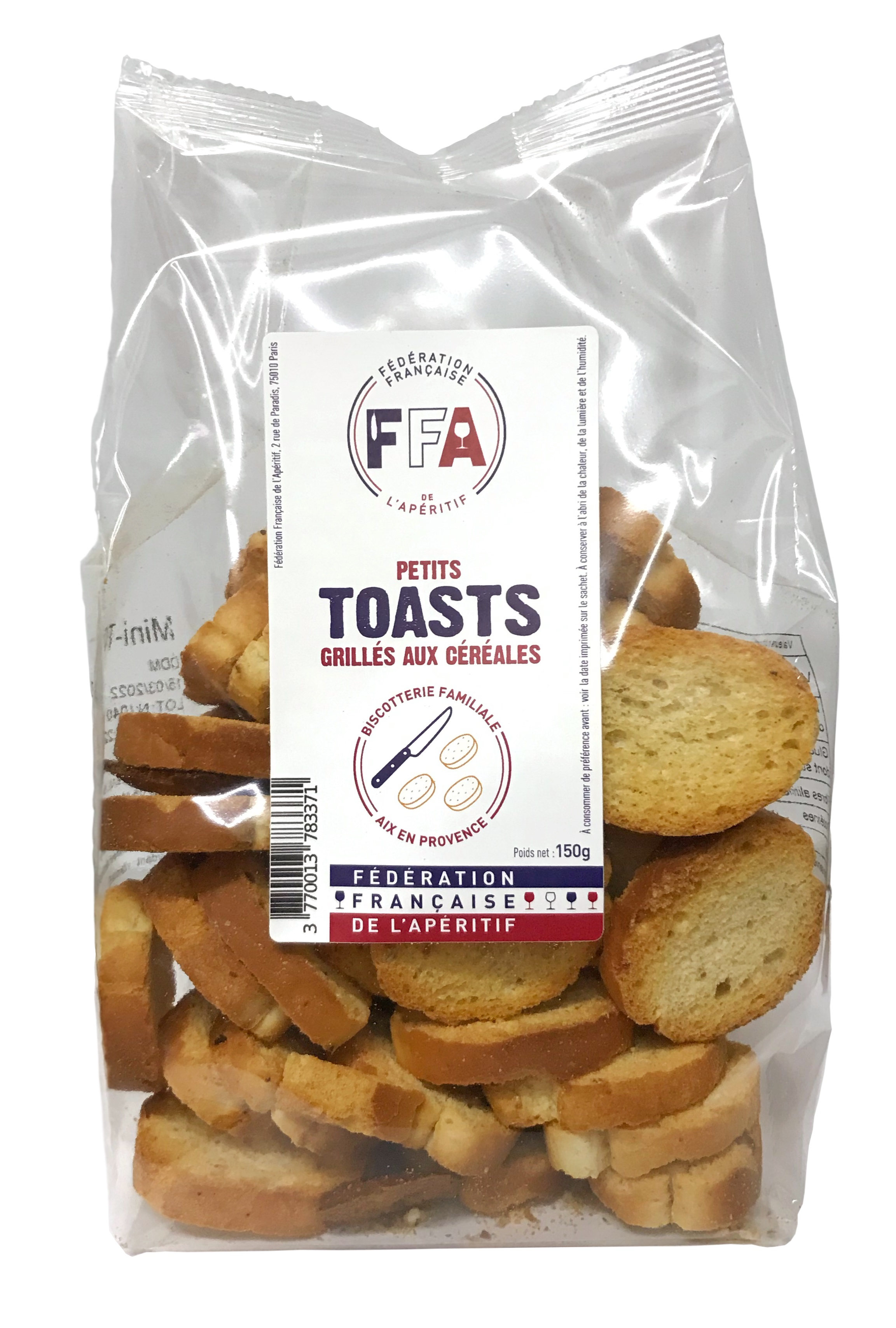 Article - Federation Francaise De L'aperitif Petits Toasts Grilles 150g